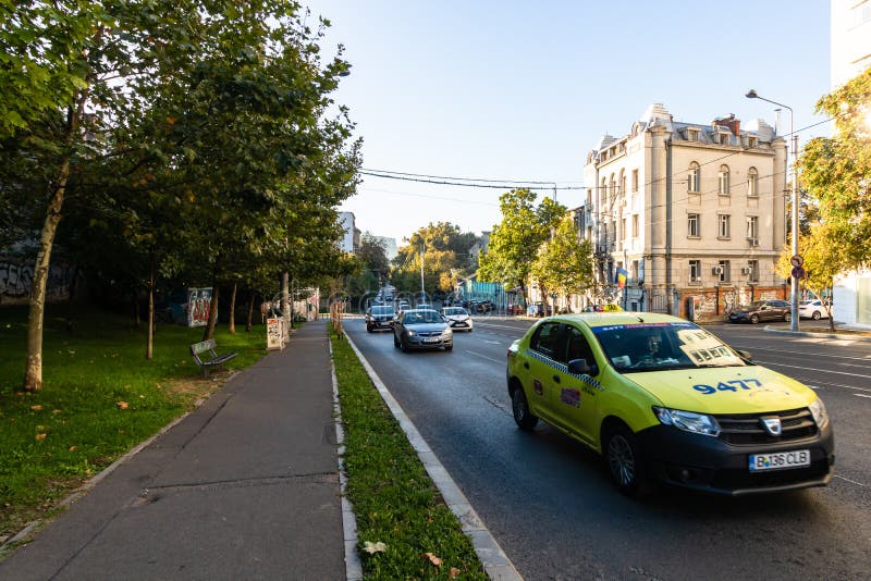 Car Traffic at Rush Hour, Car Pollution, Traffic Jam in Bucharest ...