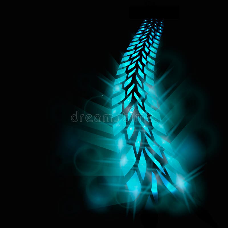 Car trail stock photo. Image of path, brightly, dusk - 65561110