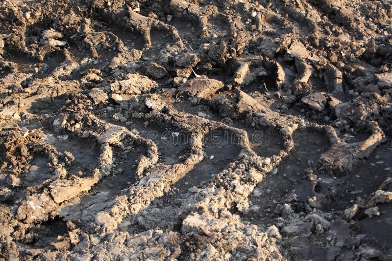 Car trails on mud stock image. Image of offroad, background - 38935767