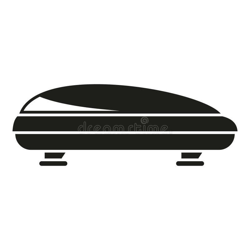 Car Trip Box Icon Simple Vector. Roof Trunk Stock Vector - Illustration ...