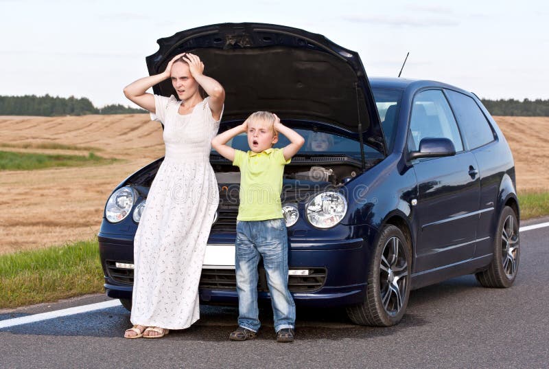 Car trouble stock photo. Image of highway, break, problem - 20638306