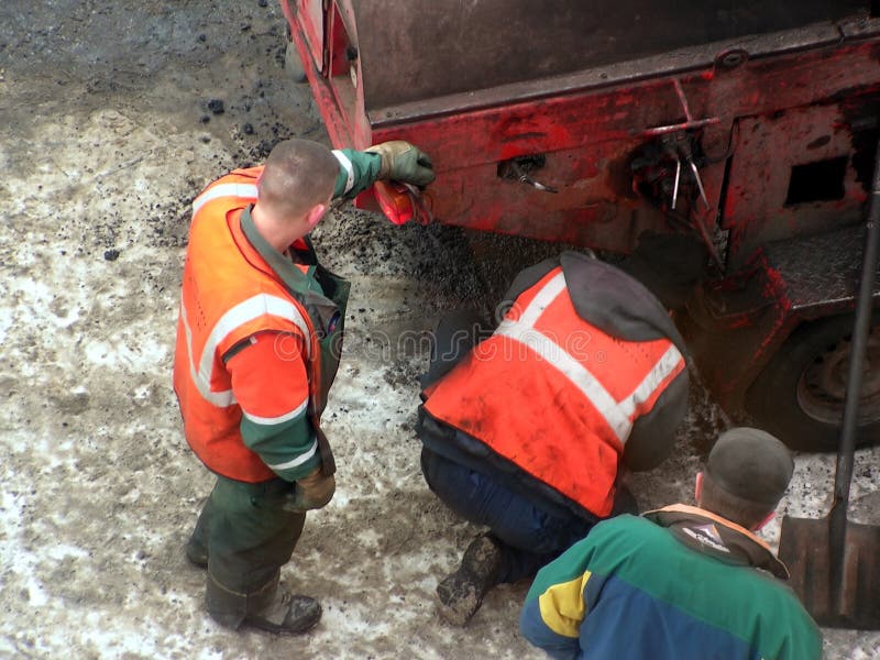 Car troubles stock image. Image of labour, labourer, fixing - 601407