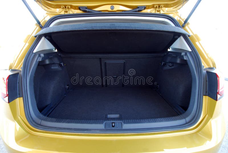 Car trunk stock image. Image of plastic, automobile - 133700753