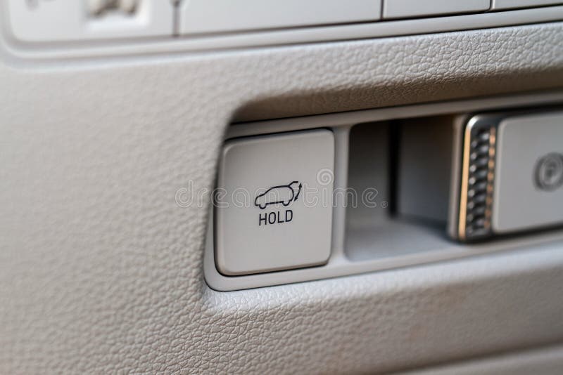 Car Trunk Open Button. Electric Trunk Switch Controller Stock Photo ...