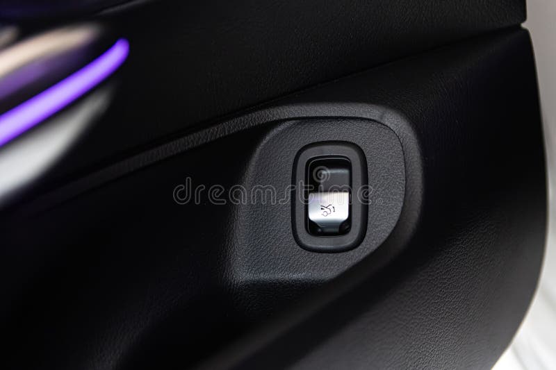 Car Trunk Open Button. Electric Trunk Switch Controller Stock Image ...