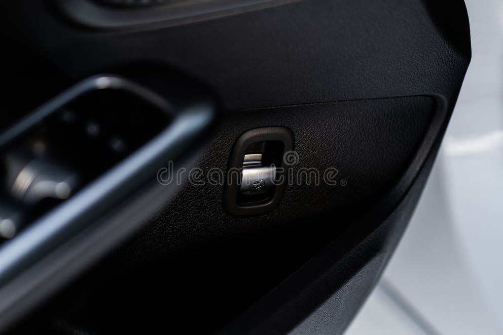 Car Trunk Open Button. Electric Trunk Switch Controller Stock Photo ...