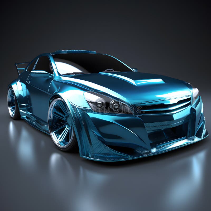 Car Tuning Realistic Created with Generative AI Stock Illustration ...
