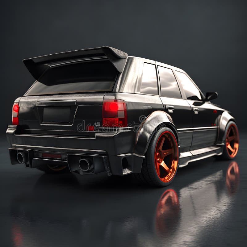 Car Tuning Realistic One Created with Generative AI Stock Illustration ...