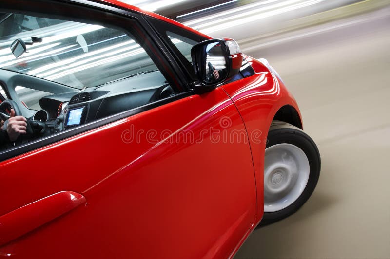 Fast car motion blur stock image. Image of expensive, bends - 8715491