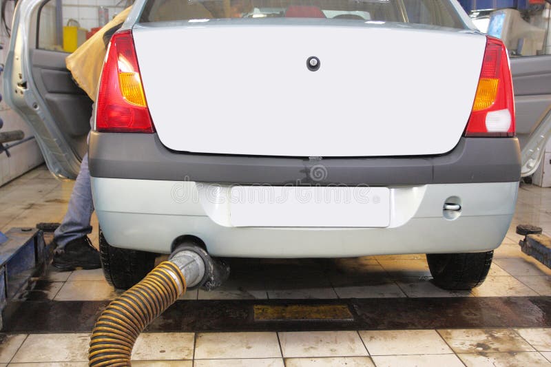 Car under repair stock image. Image of worker, interior - 18303463