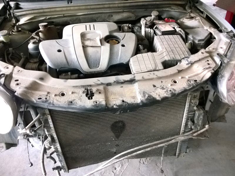 Car under repair stock photo. Image of automobile, transportation ...