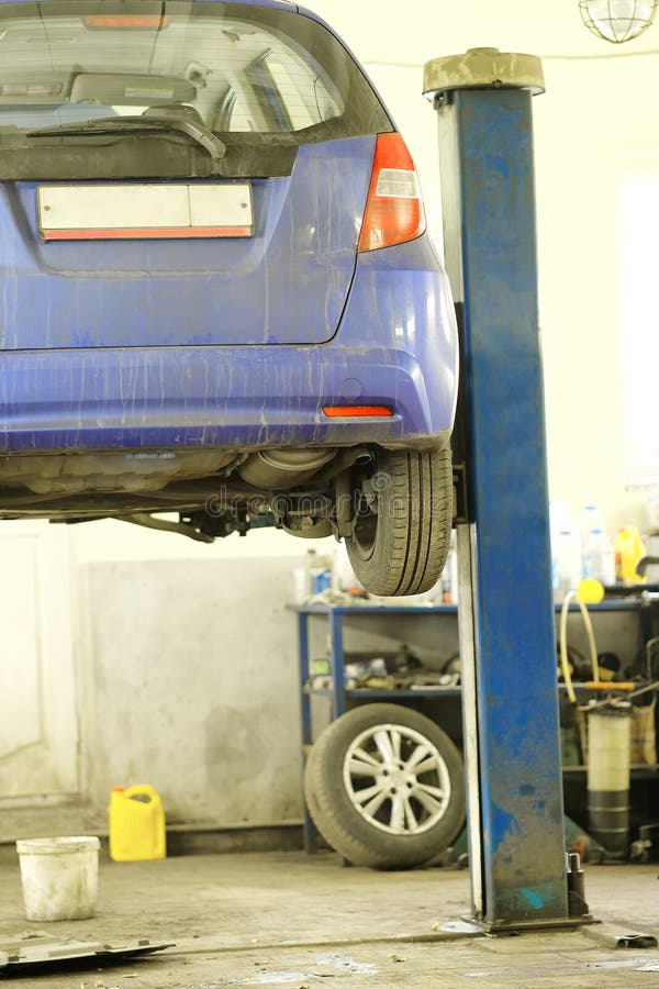 Car under repair stock image. Image of control, maintenance - 80155999