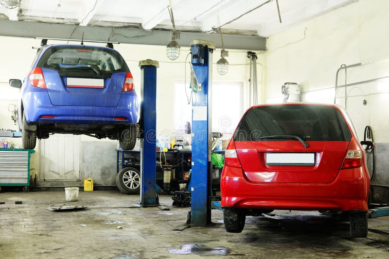 Car under repair stock photo. Image of workshop, detail - 9209026