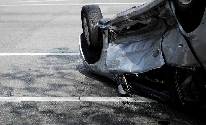 Car Upside-Down stock image. Image of injury, bender, danger - 5870071