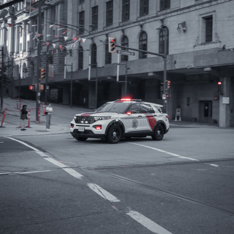 Car of the Vancouver Fire Department Firefighter Editorial Photo ...
