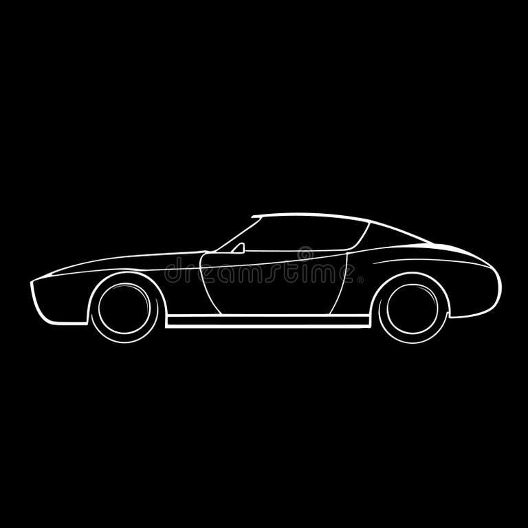 Car Vector Icon Isolated Side View, Logo Stock Vector - Illustration of ...