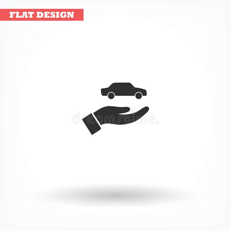 Car Vector Icon , Lorem Ipsum Flat Design Stock Illustration ...