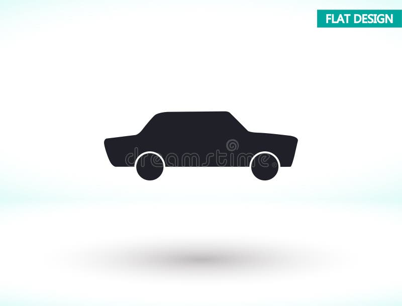 Car Vector Icon , Lorem Ipsum Flat Design Stock Illustration ...