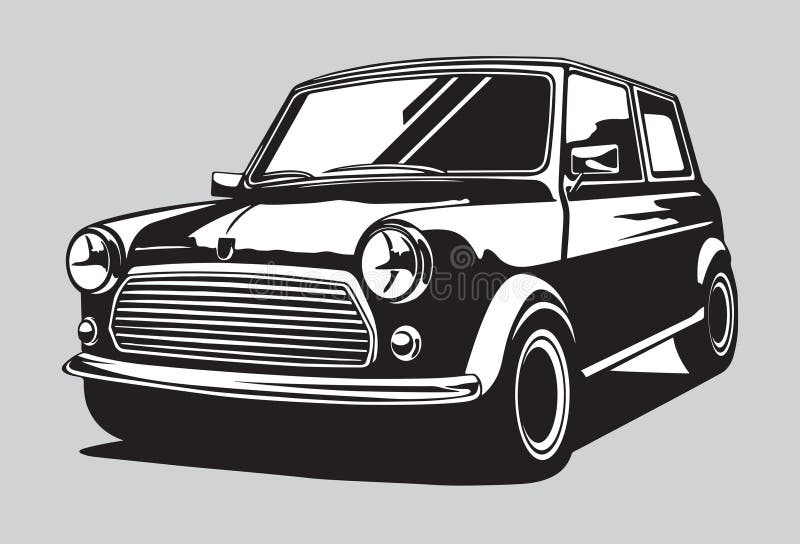 Car Vehicle Mini Cooper Vector Illustration Editorial Photo ...