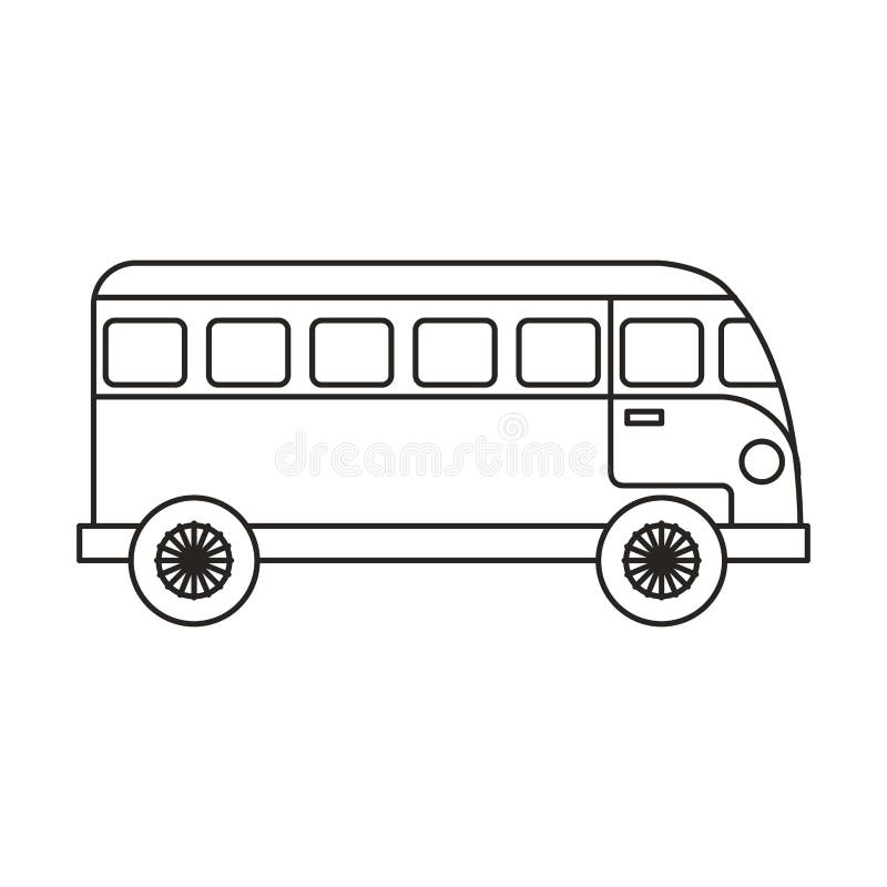 Car vehicle travel icon stock vector. Illustration of retro - 85378589