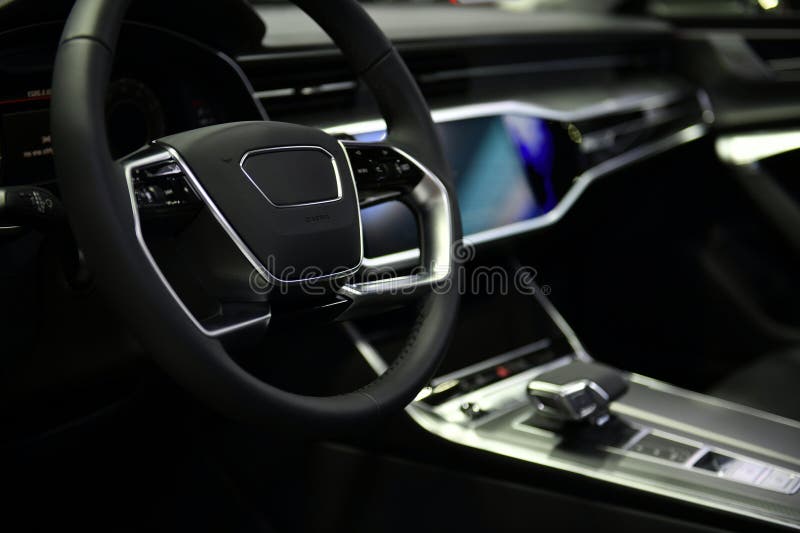 Car Ventilation System and Air Conditioning - Details Dashboard Touch ...