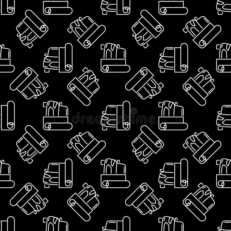Car Vinyl Wrapping Vector Dark Simple Geometric Seamless Pattern Stock ...