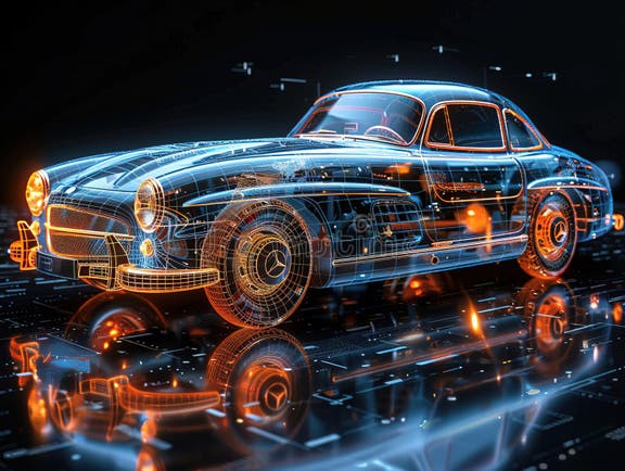 Car Visualization with Augmented Reality Transparent Car in Studio ...