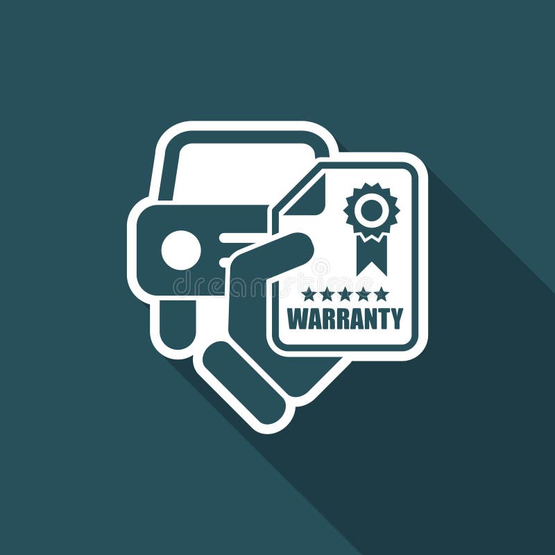 Warranty icon stock vector. Illustration of business - 118517630