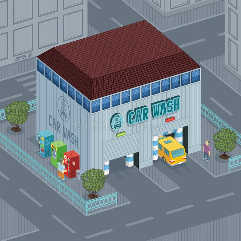 Car Automatic Wash Stock Illustrations – 2,290 Car Automatic Wash Stock ...