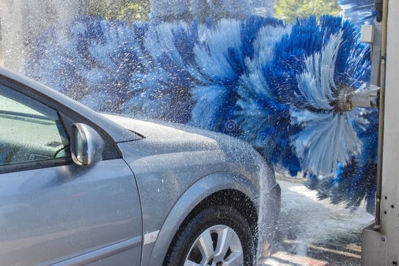 Car wash stock image. Image of posture, dirty, automatic - 26522369