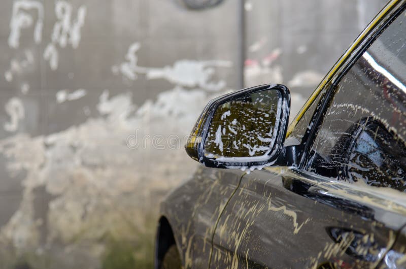 Car wash bubbles stock image. Image of care, carwash - 148329511