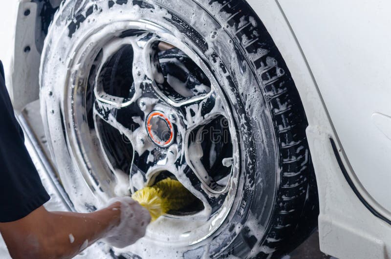 Car Wash on Wheels stock photo. Image of auto, alloy - 134978642