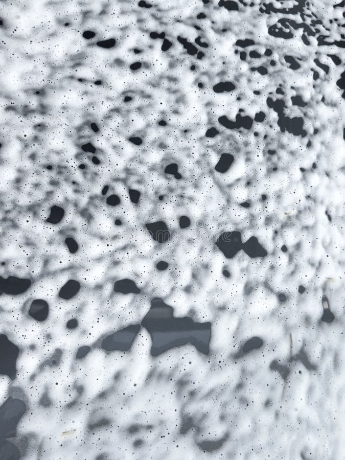 Car Wash Concept. Foam on Car, Background, Texture Stock Photo - Image ...