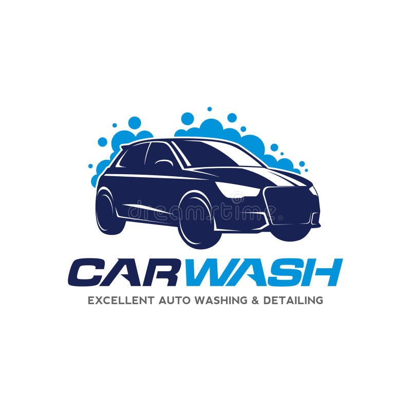 Car Wash and Car Detailing Logo Design Vector Stock Vector ...