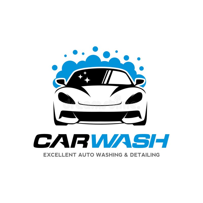 Car Wash and Car Detailing Logo Design Vector Stock Vector ...