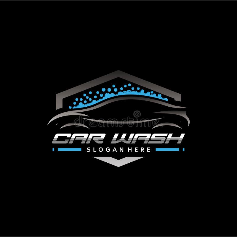 Car Wash and Detailing Vector Logo Template Illustration Stock Vector ...