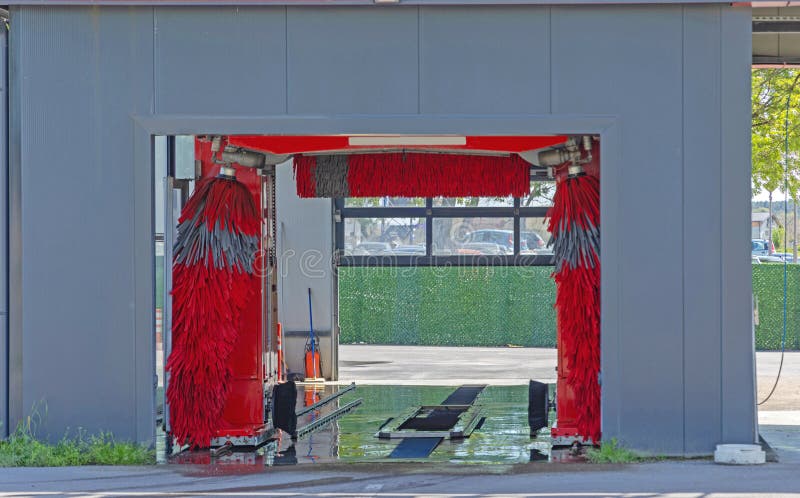 Car Wash Drive stock image. Image of automated, drive - 350429127