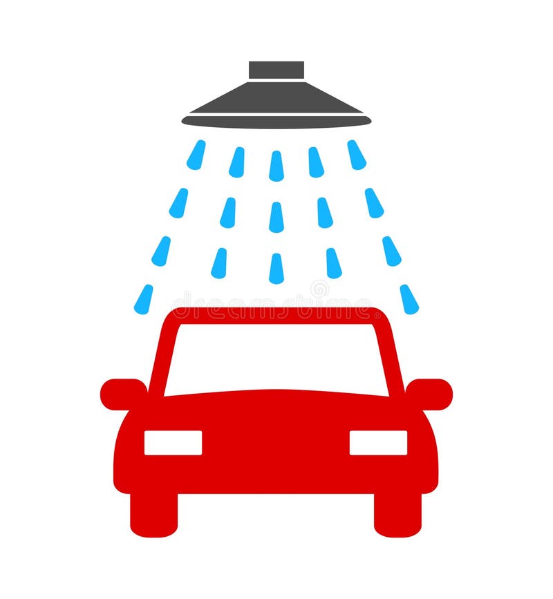 Car wash icon stock vector. Illustration of transportation - 303943560