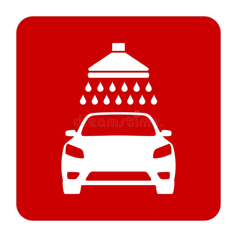Car wash icon stock illustration. Illustration of symbol - 303943618