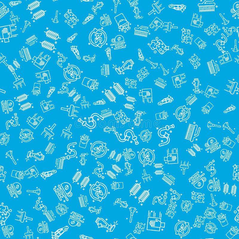 Car wash pattern stock vector. Illustration of emblem - 93795357