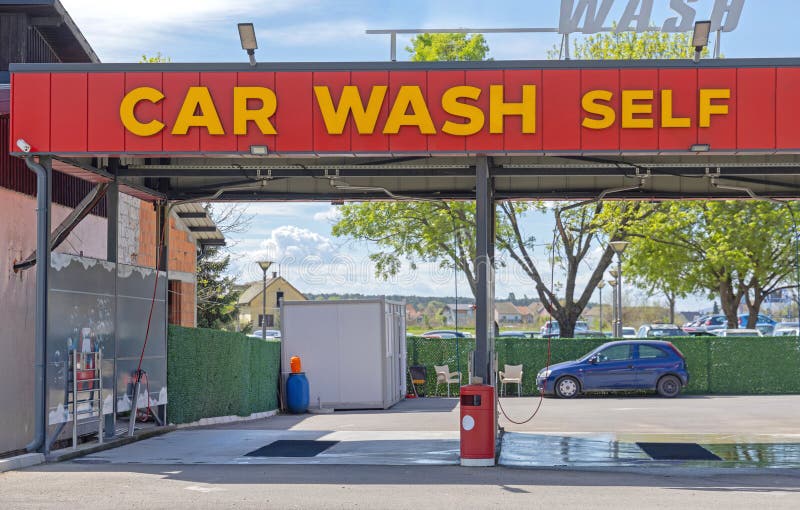 Car Wash Self Service stock photo. Image of serbia, 2024 - 325203898