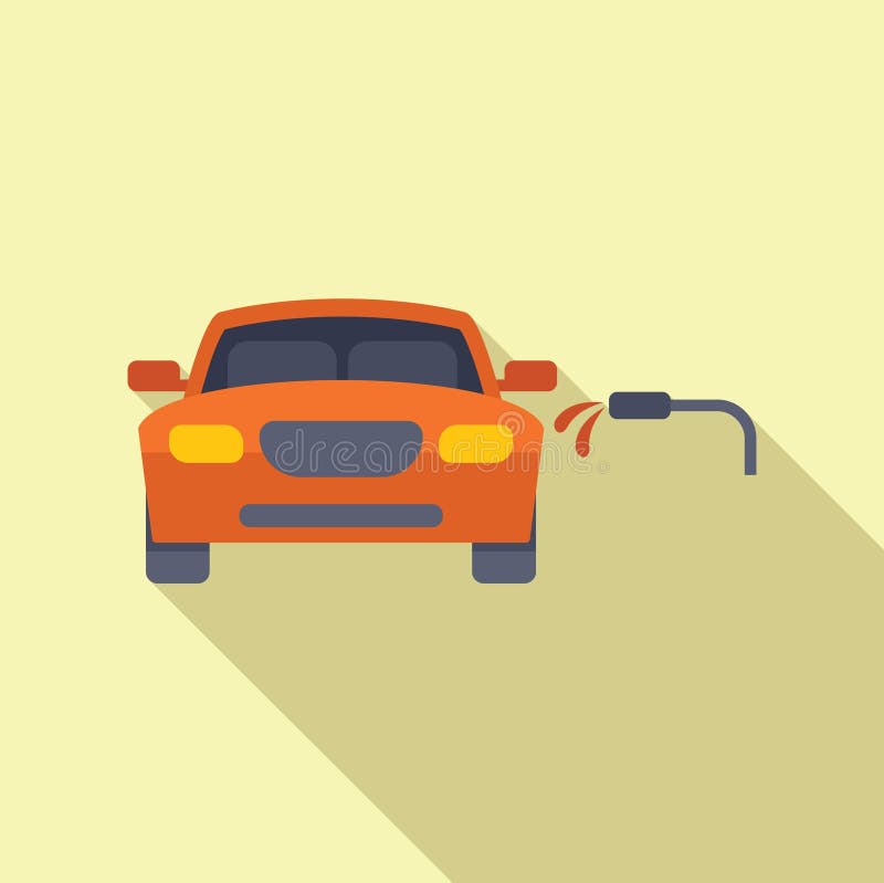 Car Wash Service with Water Spraying on Vehicle Stock Illustration ...