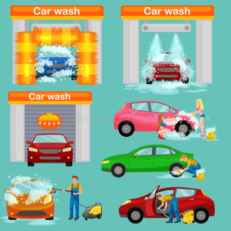 Car Wash Stock Illustrations 17 933 Car Wash Stock Illustrations