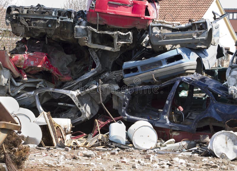 Car waste stock photo. Image of garbage, door, environmental - 53081794