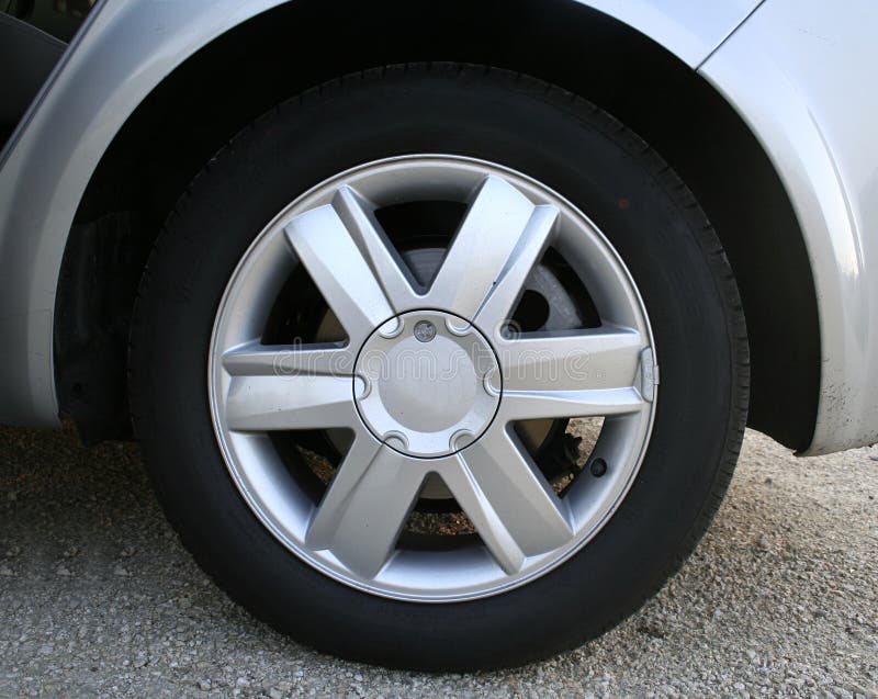 Tyre of a shiny black car stock photo. Image of shiny - 2657498
