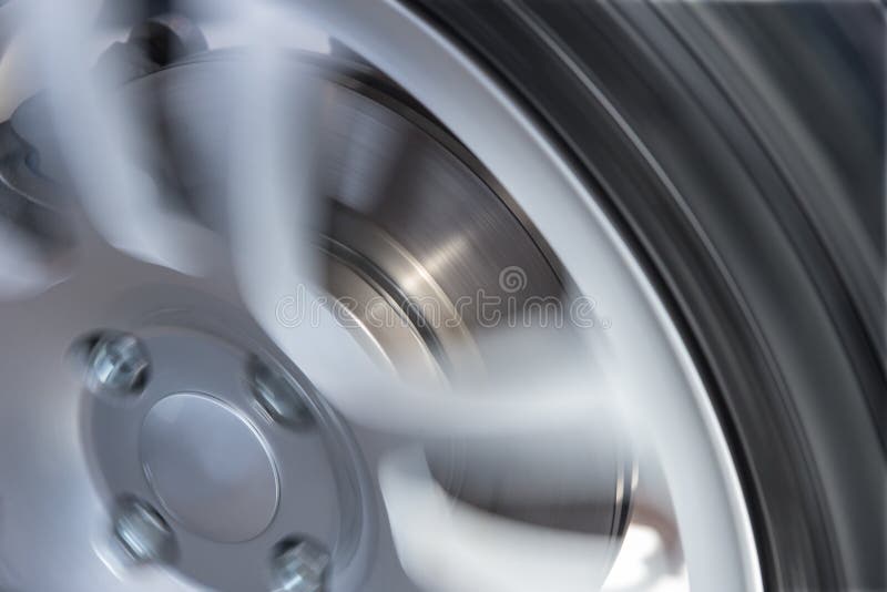 Car Wheel and Brake Disc Closeup Stock Photo - Image of aluminum ...