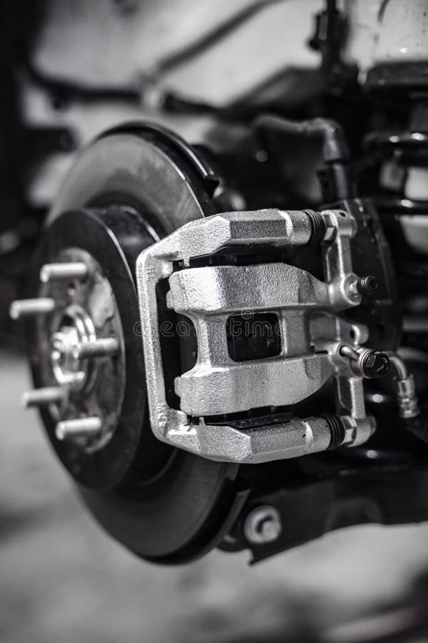 Car wheel brake stock image. Image of garage, round - 160598787