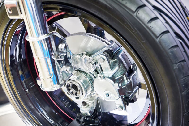 Car Wheel, Caliper and Brake Disc Assembly Stock Photo - Image of ...