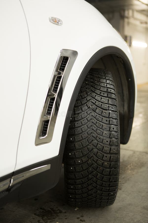 Car Wheel on a Car Close-up. Wheel Tuning Disk Stock Photo - Image of ...