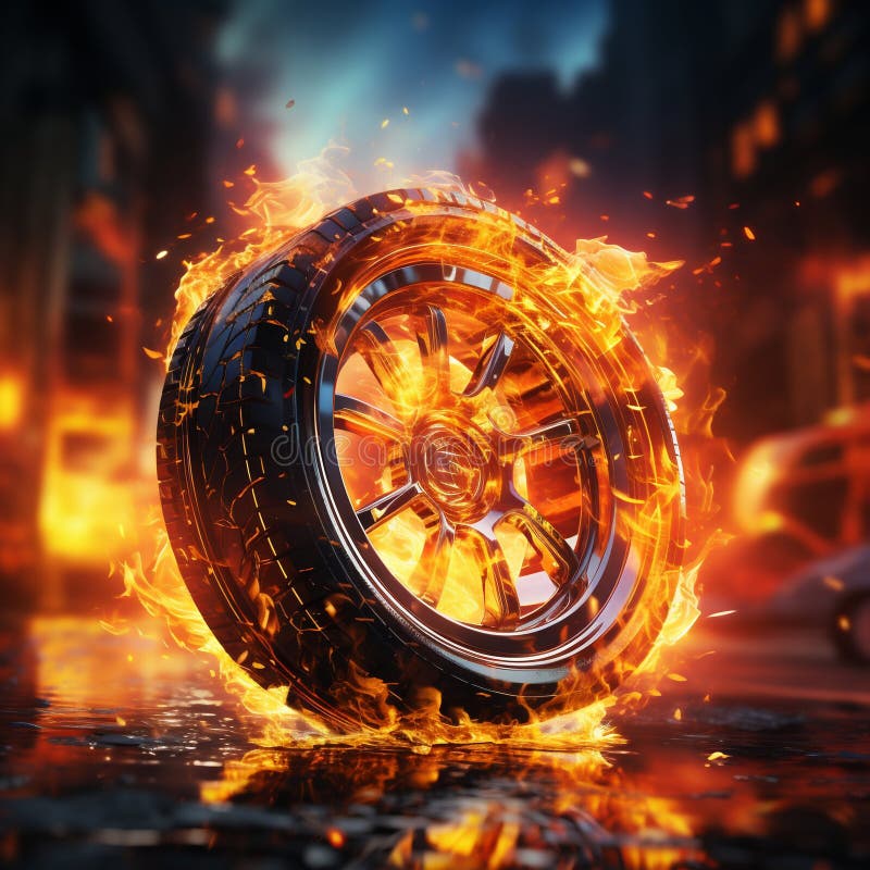 Danger Tire Fire Stock Illustrations – 454 Danger Tire Fire Stock ...